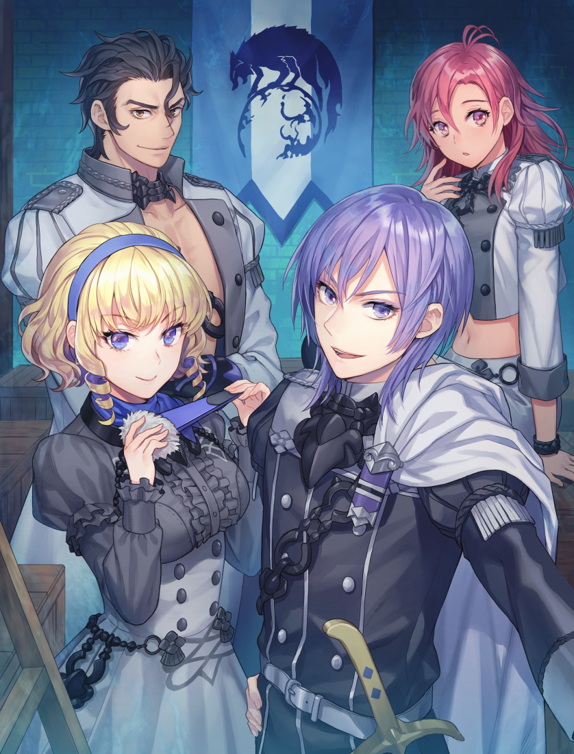 Safebooru - 2boys 2girls balthus (fire emblem) belt blonde hair blue ...