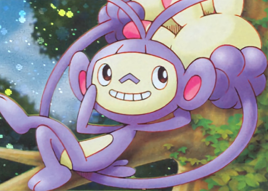 Safebooru - ambipom black eyes creature crossed legs full body gen 4 ...