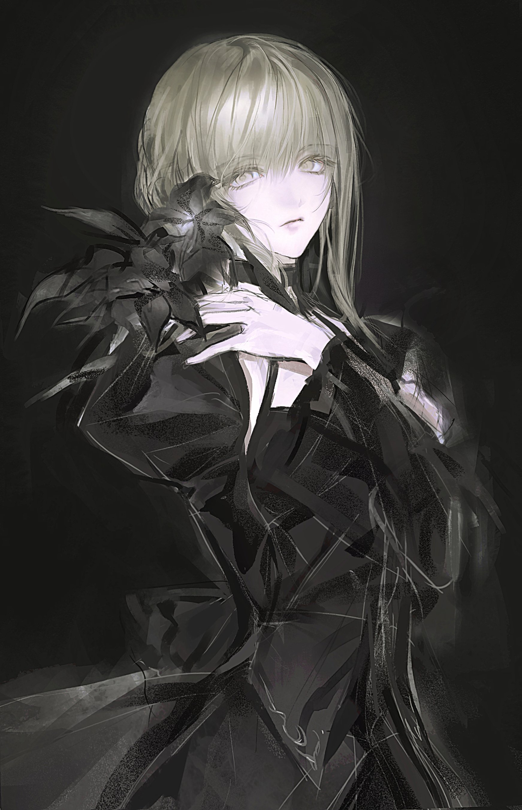 Safebooru - 1girl 8knff absurdres artoria pendragon (fate) black ...