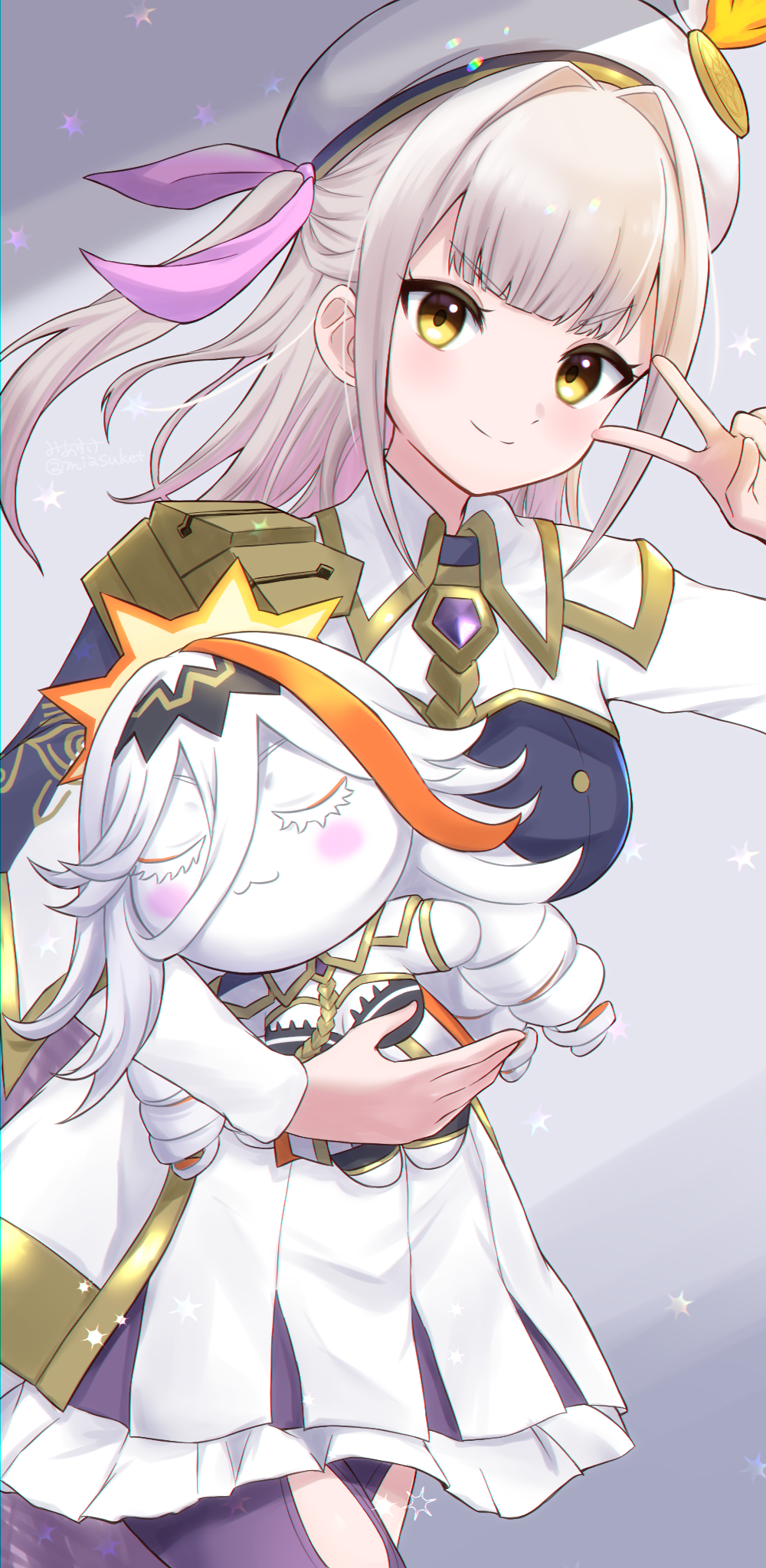 Safebooru - 1girl baldr (fire emblem heroes) beret breasts brown hair ...