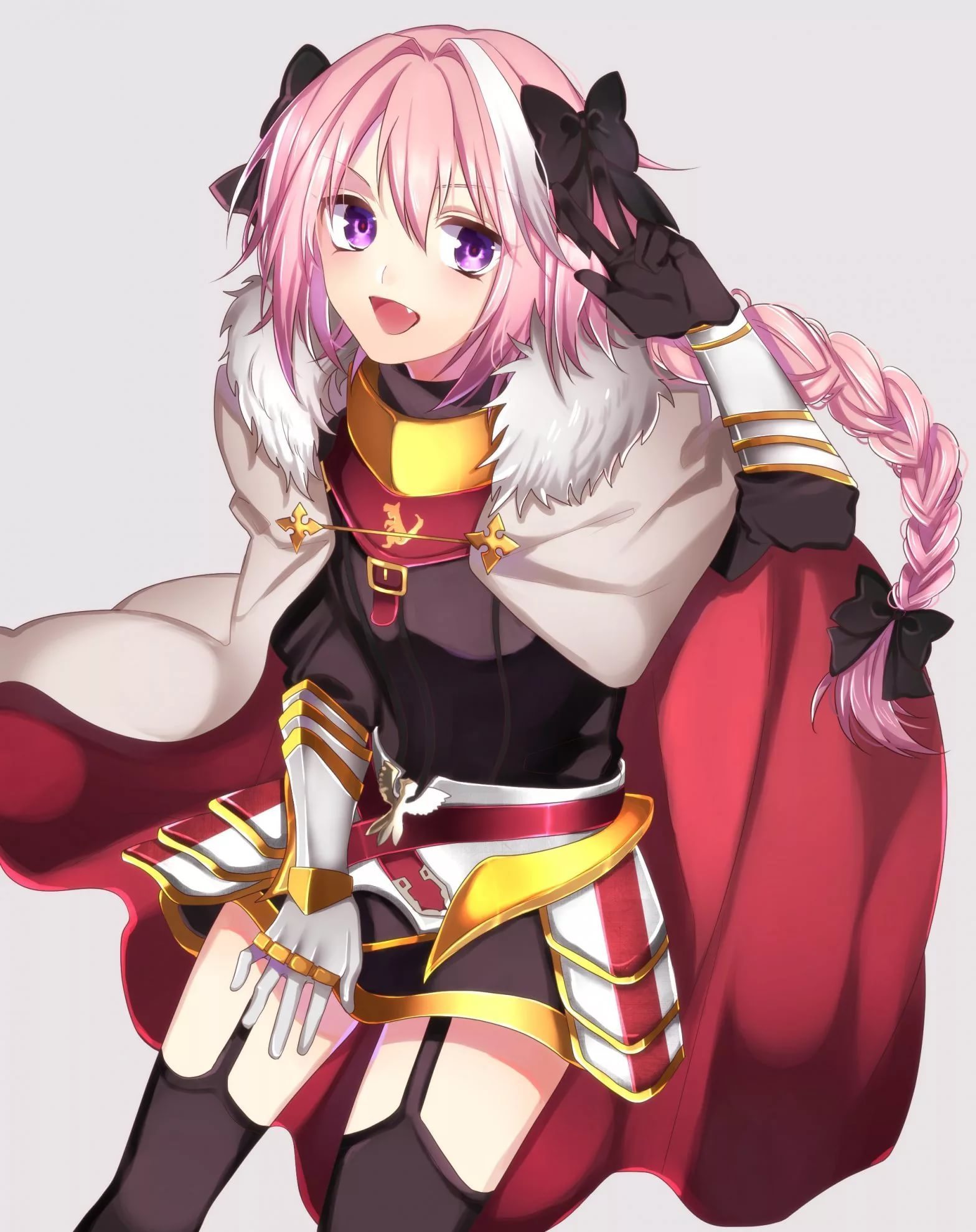 Safebooru - 1boy androgynous archived source armored skirt astolfo ...