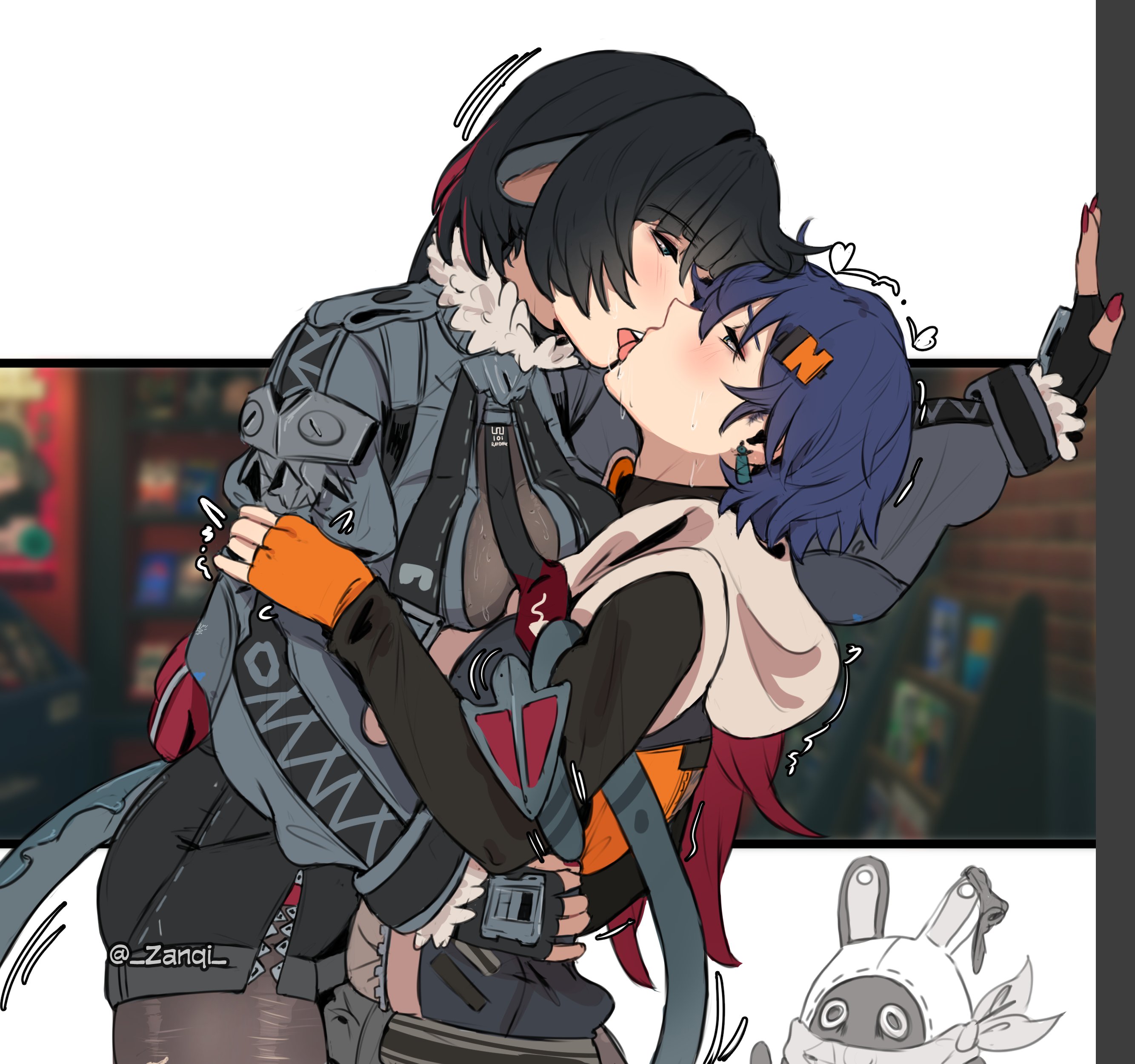 Safebooru - 2girls absurdres animal ears bangboo (zenless zone zero ...