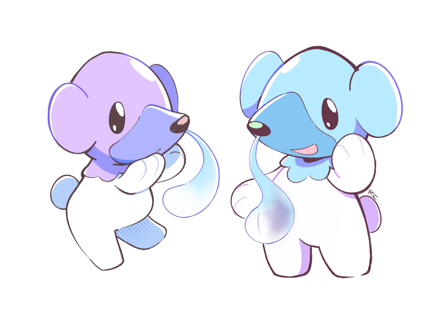 Safebooru - :d alternate color artsy-rc commentary cubchoo english ...