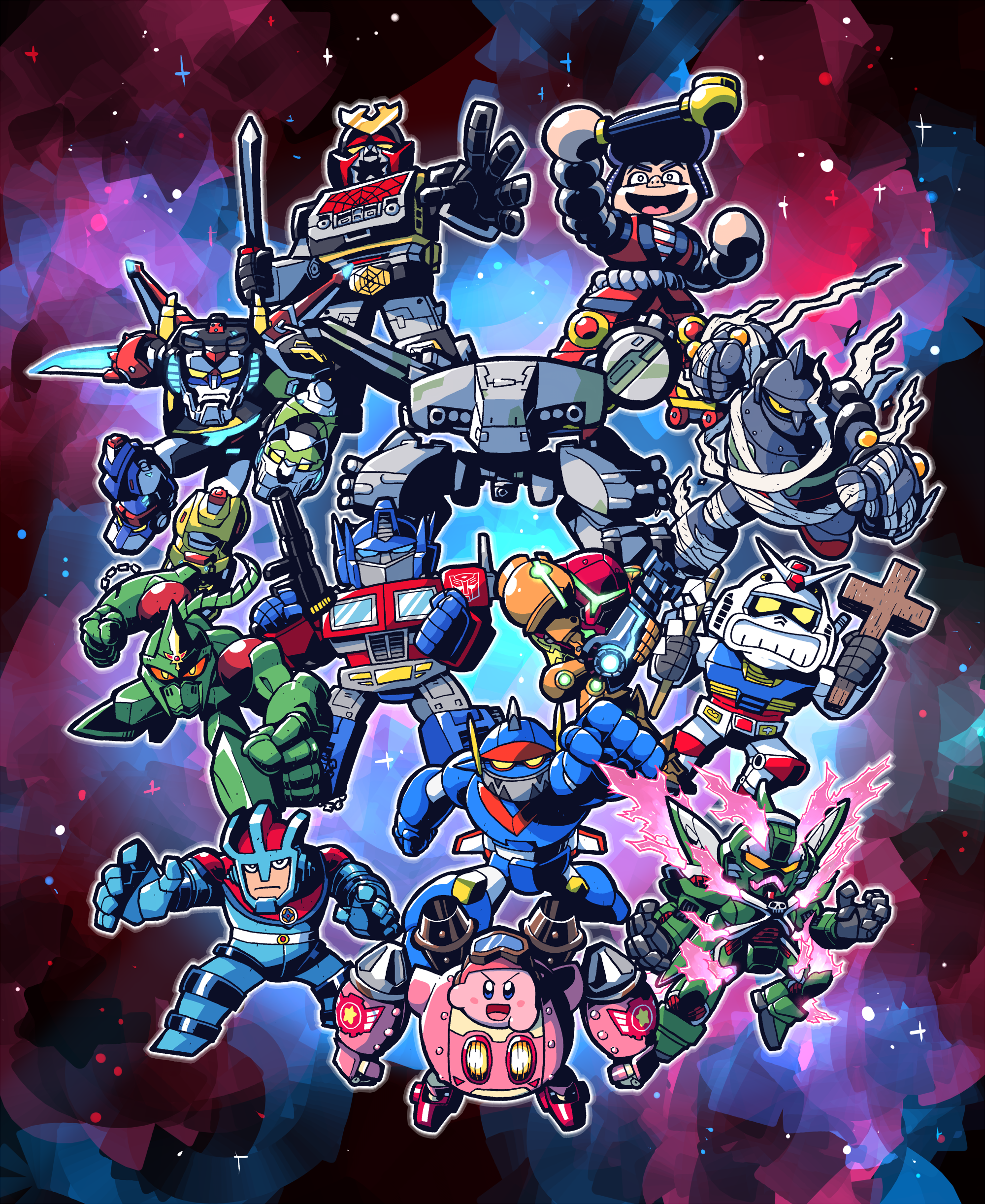 Safebooru - absurdres arm cannon astroganger astroganger (robot ...