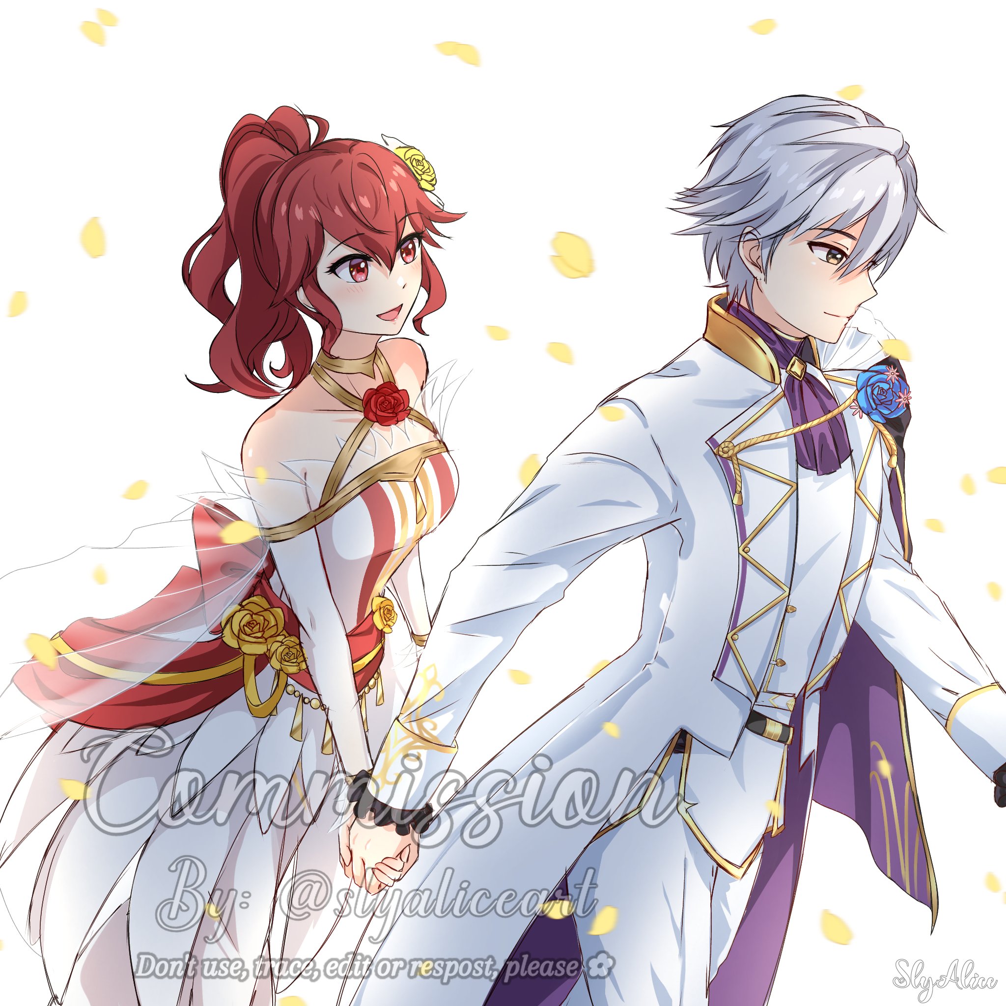 Safebooru - anna (bridal) (fire emblem) anna (fire emblem) blue flower ...
