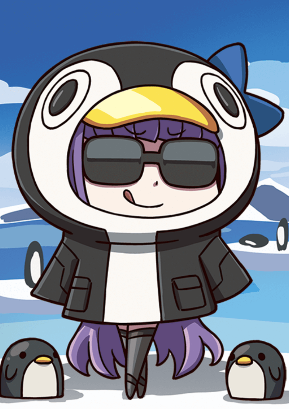 Safebooru - 1girl animal animal costume animal hood april fools bird ...