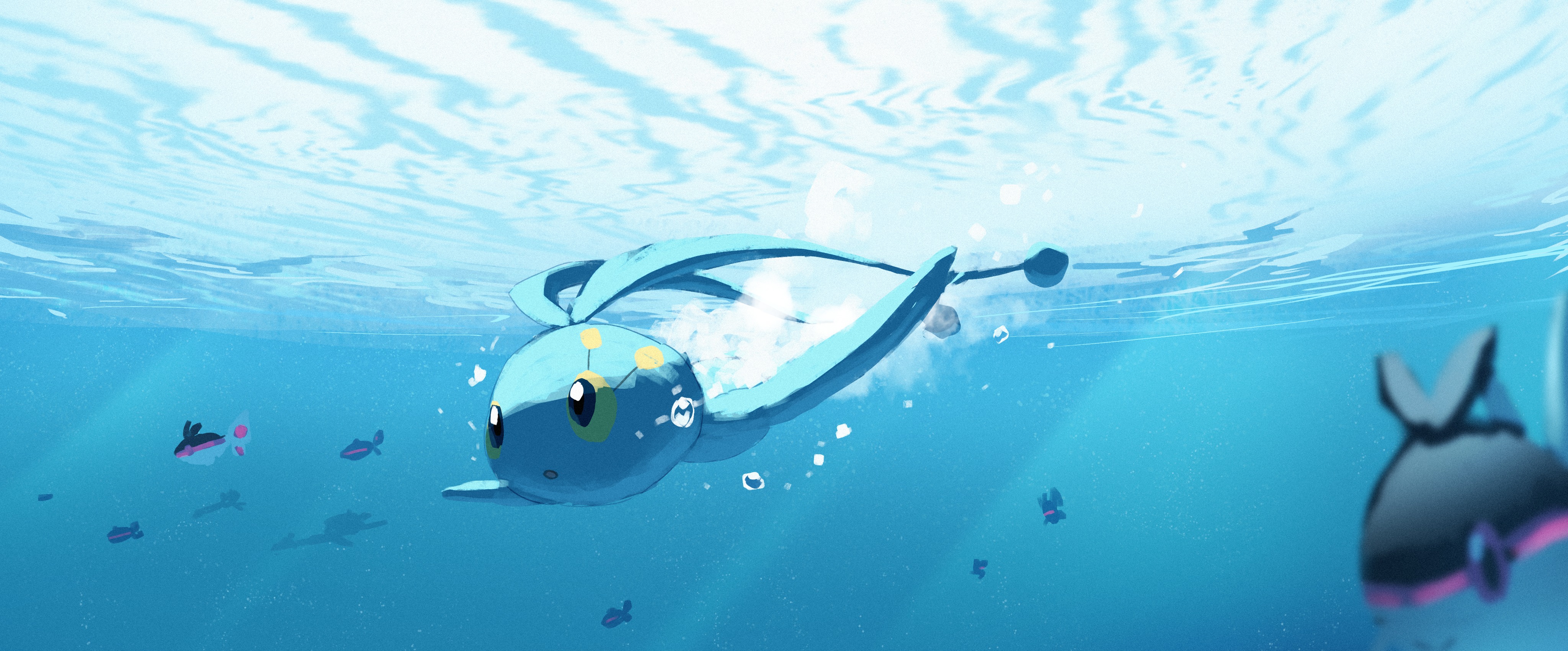 Safebooru - absurdres air bubble asteroid ill bubble finneon gen 1 ...