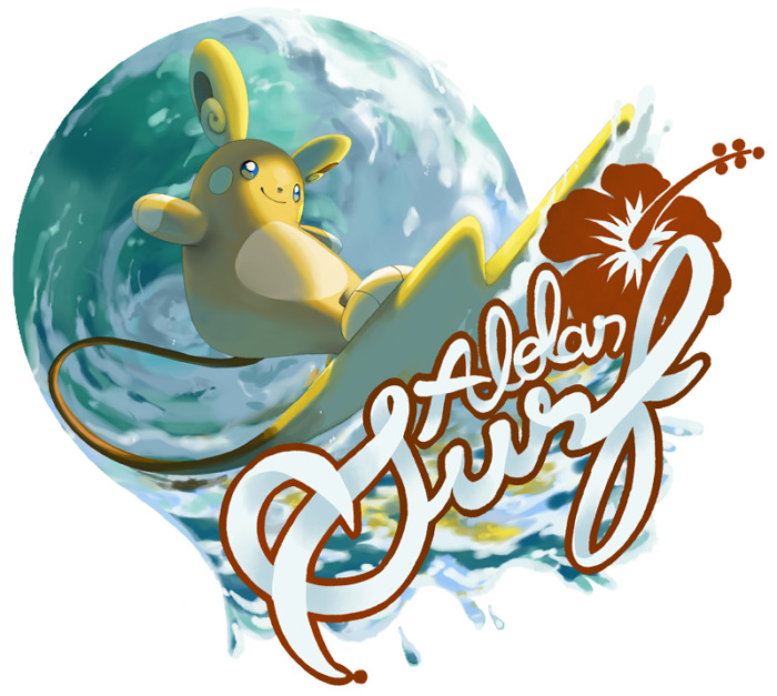 Safebooru - alolan form alolan raichu closed mouth english text gen 7 ...