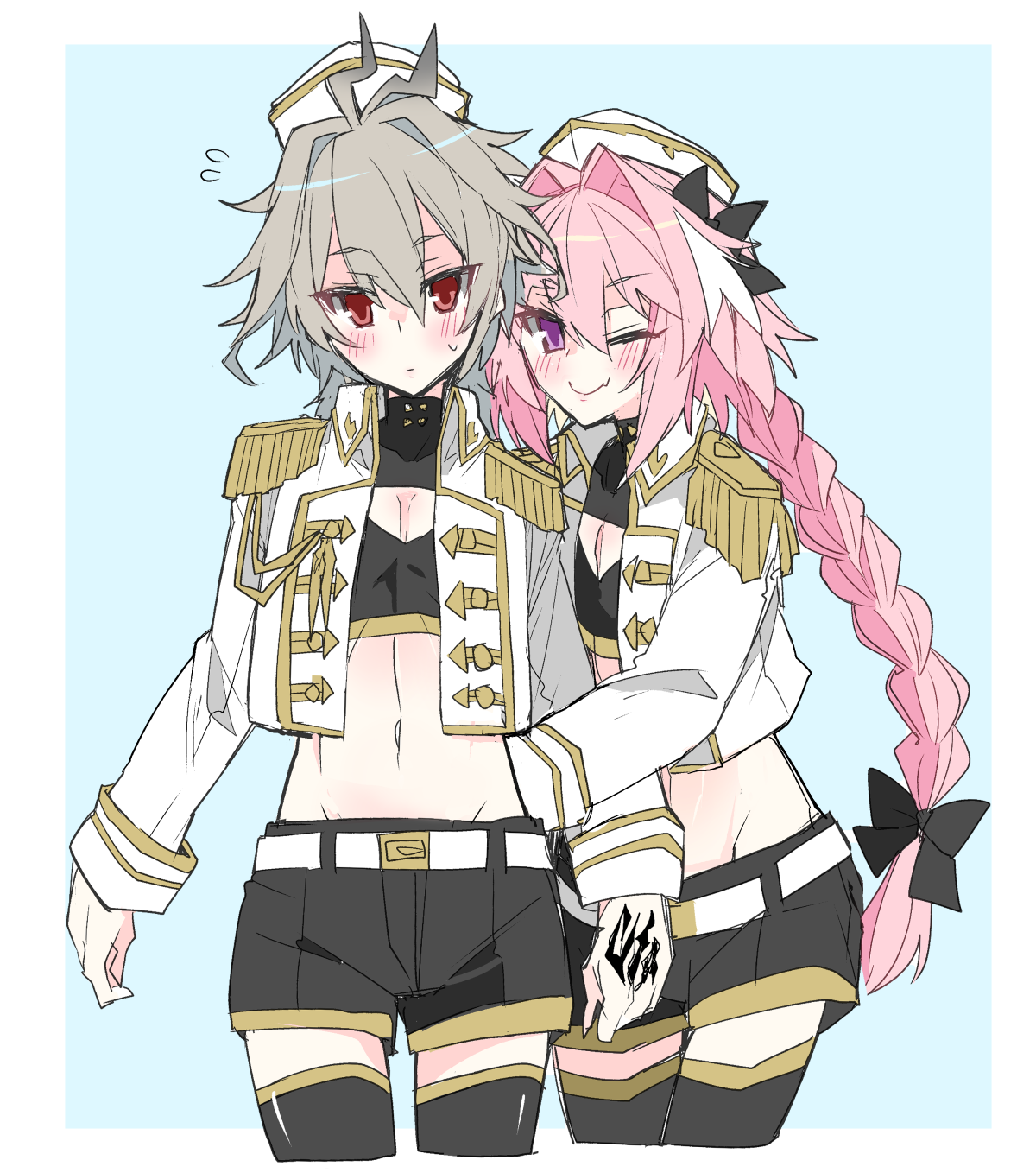 Safebooru - astolfo (fate) belt blush braid crossdressinging fate ...