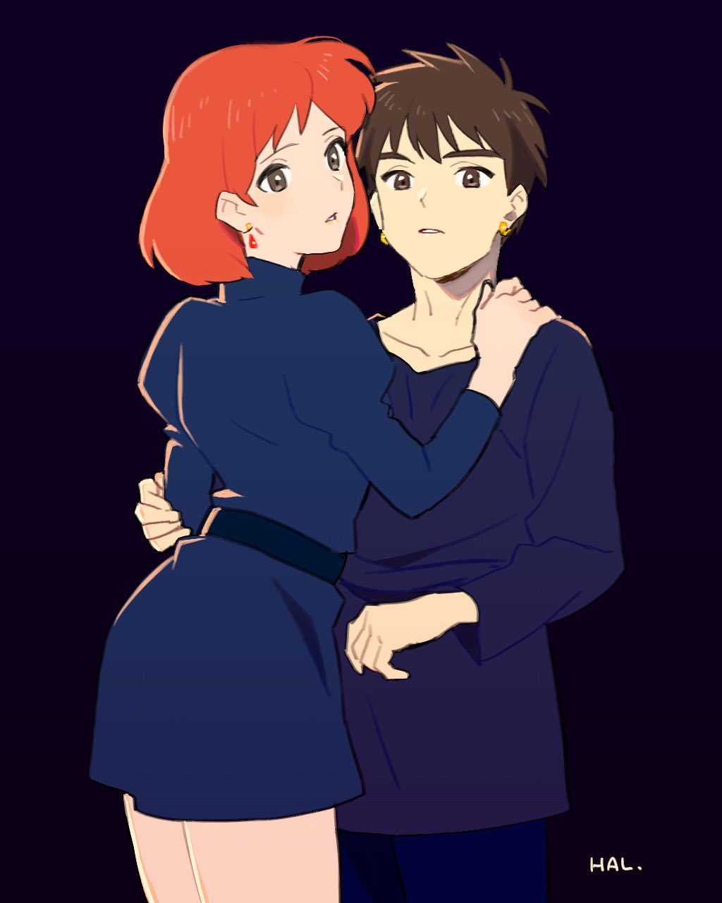 Safebooru - 1boy 1girl highres honoboooono tagme | 3077574