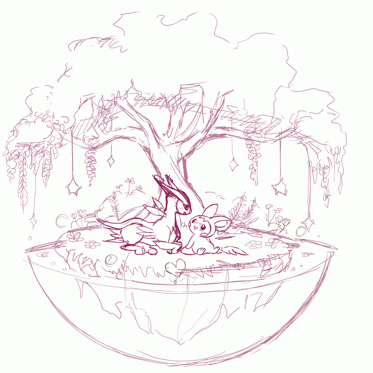 Safebooru - animated animated gif blush bush commentary commission ...