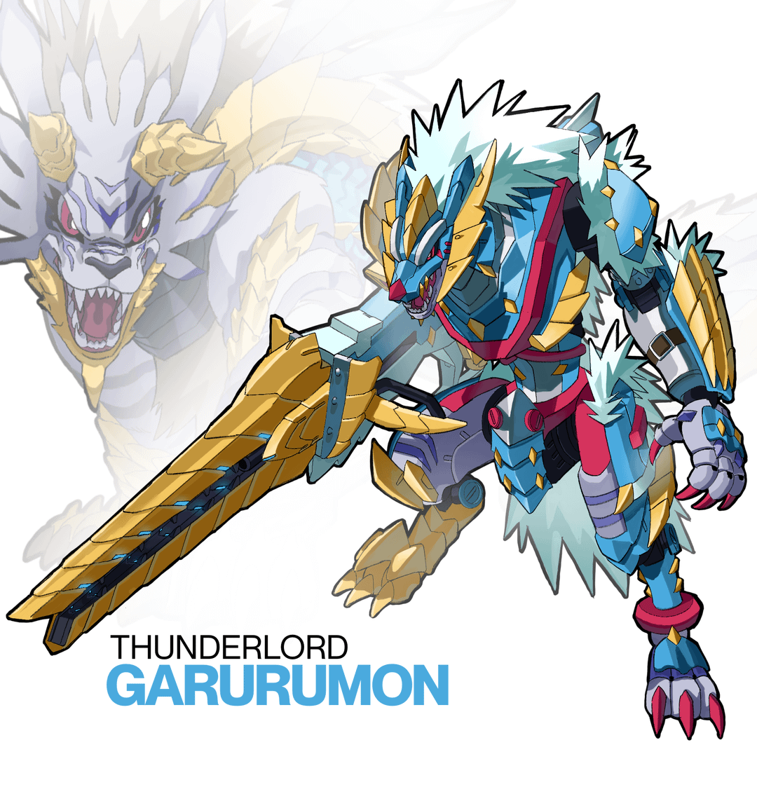 Safebooru - armor blue armor blue helmet blue tail commentary digimon ...