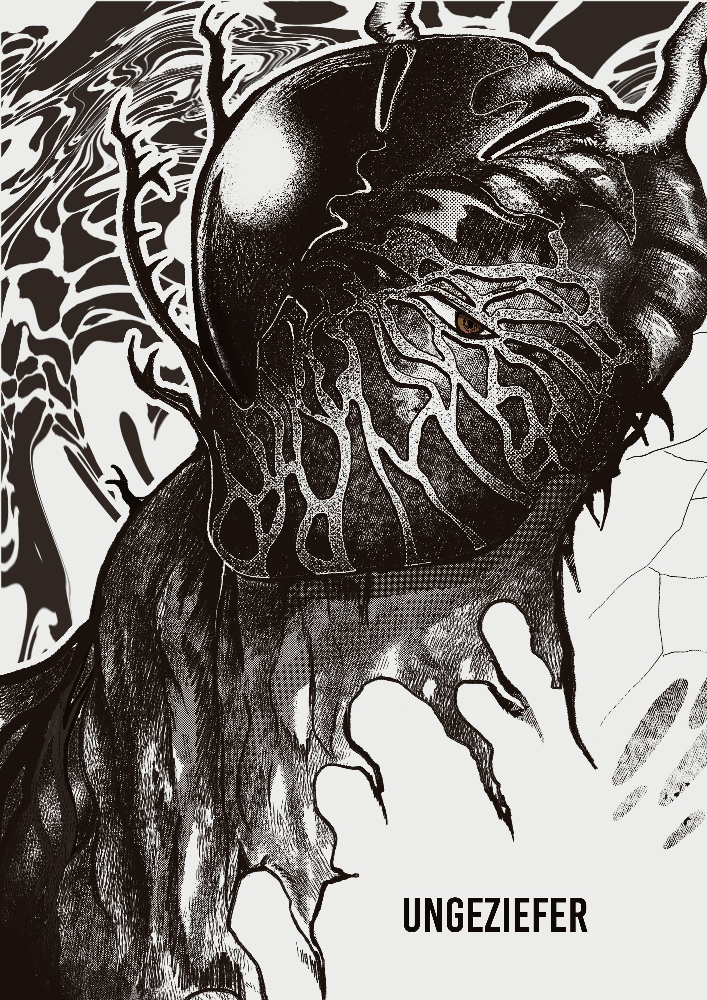 Safebooru - 1boy absurdres antennae compound eyes gregor (project moon ...