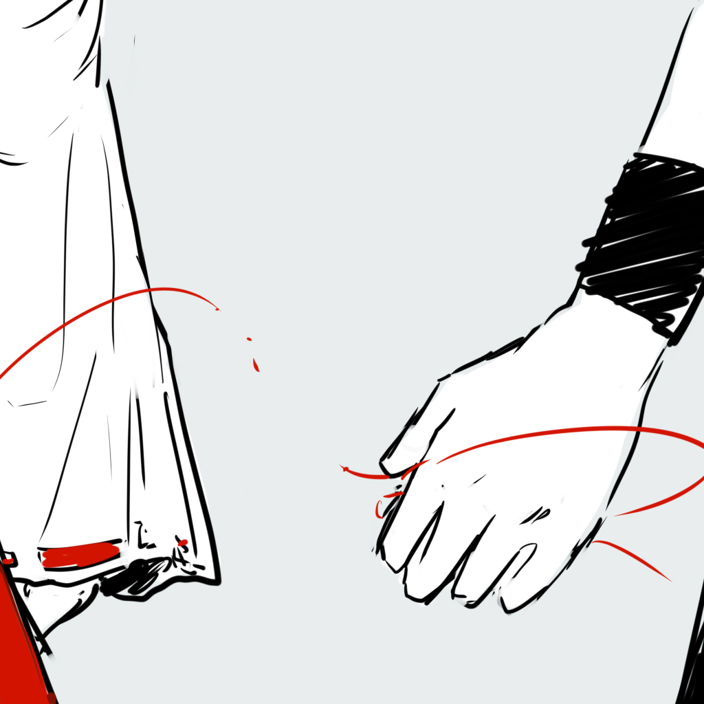 Safebooru - 2girls babaiwan fengchui black skirt chinese commentary ...