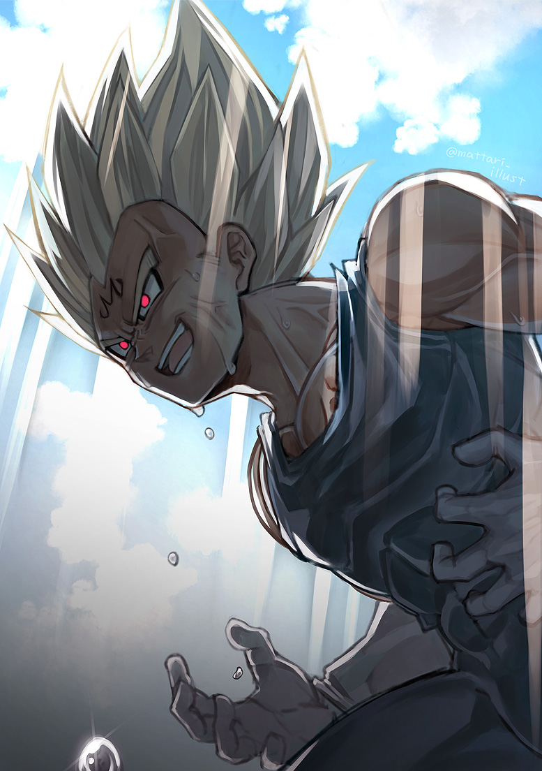 Safebooru - 1boy anger vein blonde hair clouds dragon ball dragon ball ...