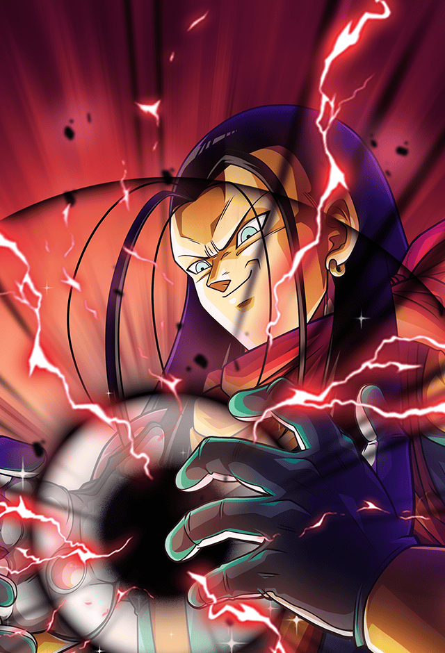Safebooru - 1boy android android 17 bandana black hair blue eyes card ...