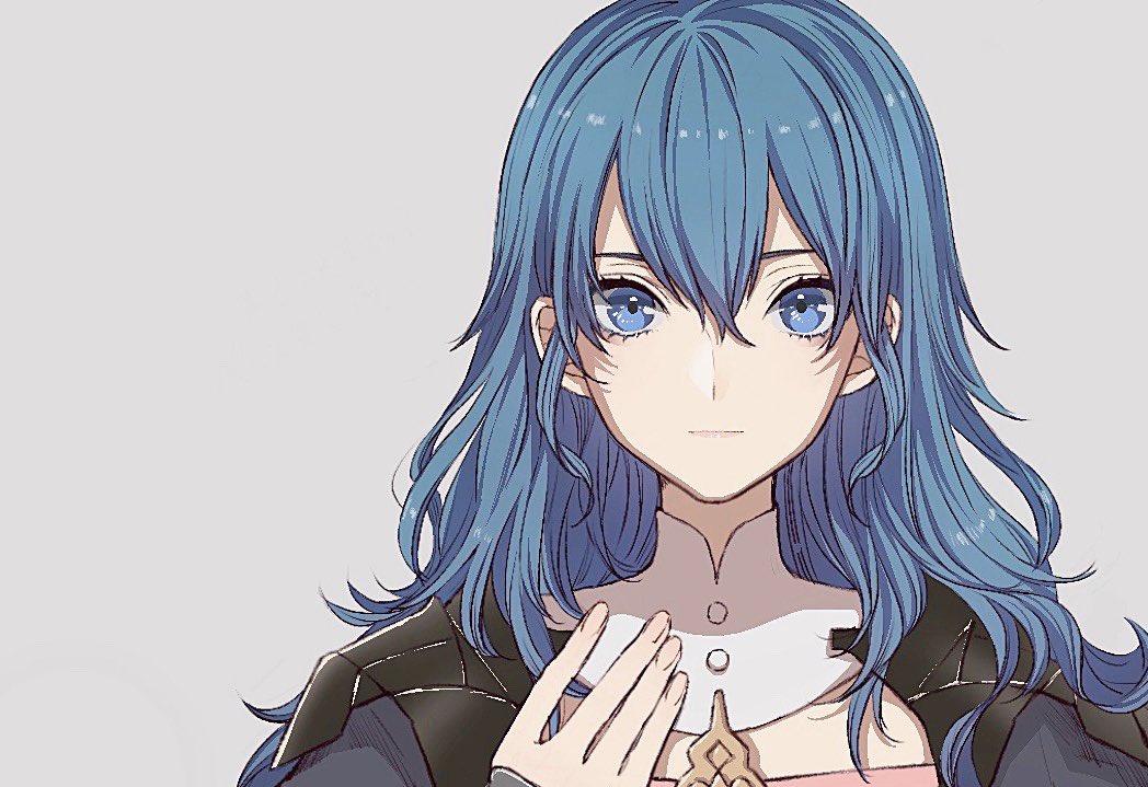 Safebooru - 1girl ballpoint pen (medium) blue eyes blue hair byleth ...