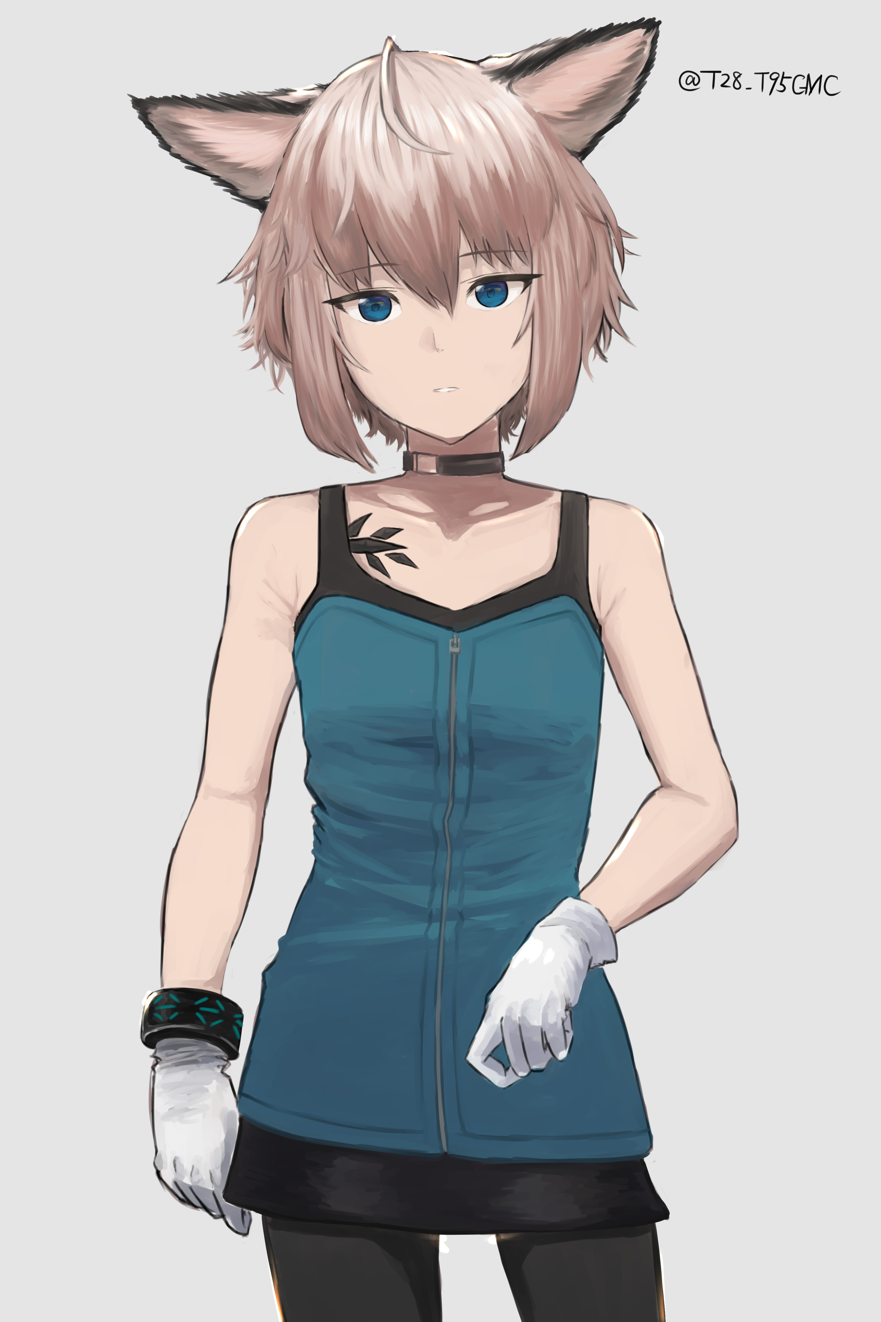 Safebooru - 1girl absurdres ahoge animal ears arknights artist name ...