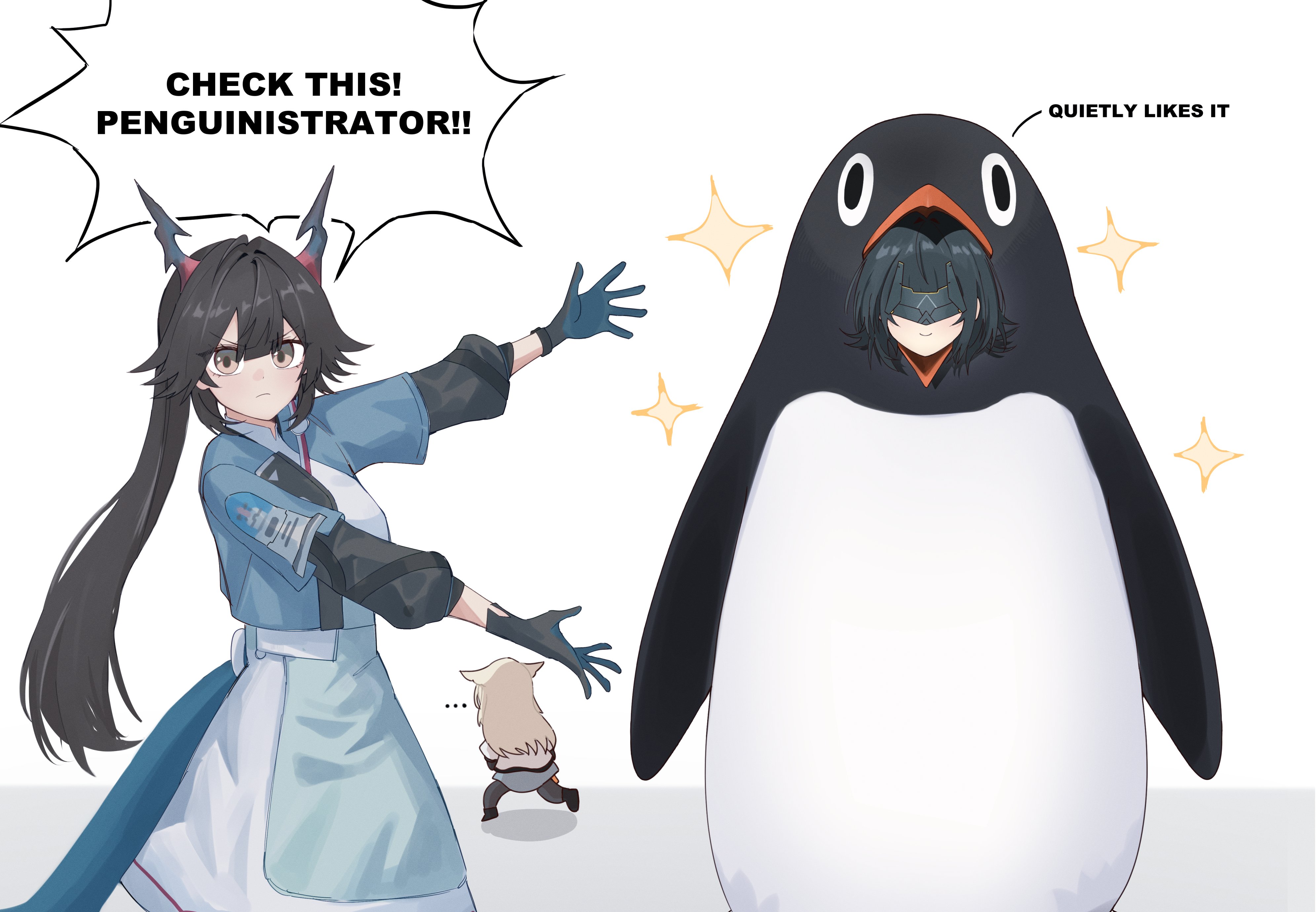 Safebooru - ... 3girls absurdres animal costume arknights arknights ...