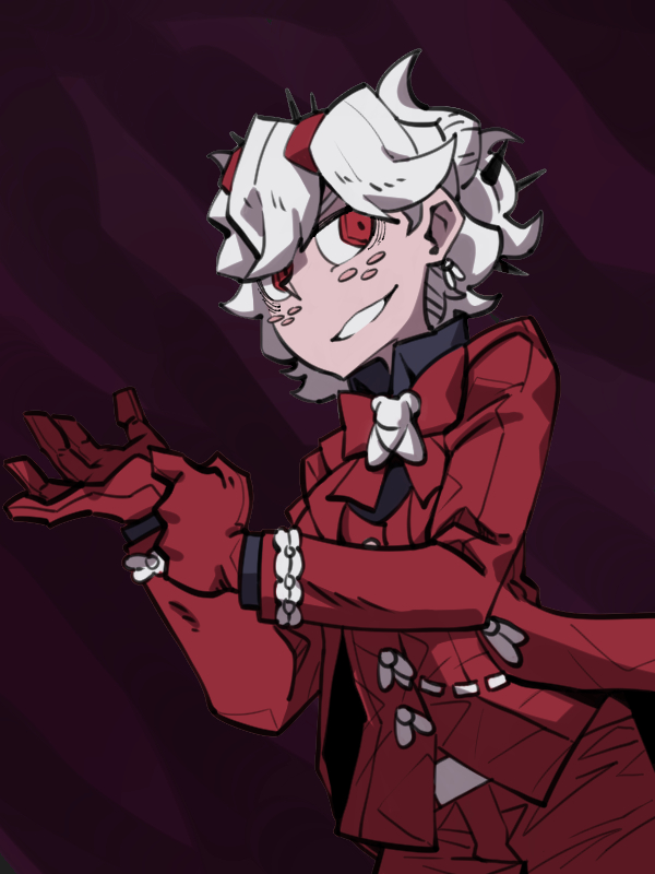 Safebooru - 1girl beelzebub (helltaker) black shirt bracelet breasts bug business suit collared ...