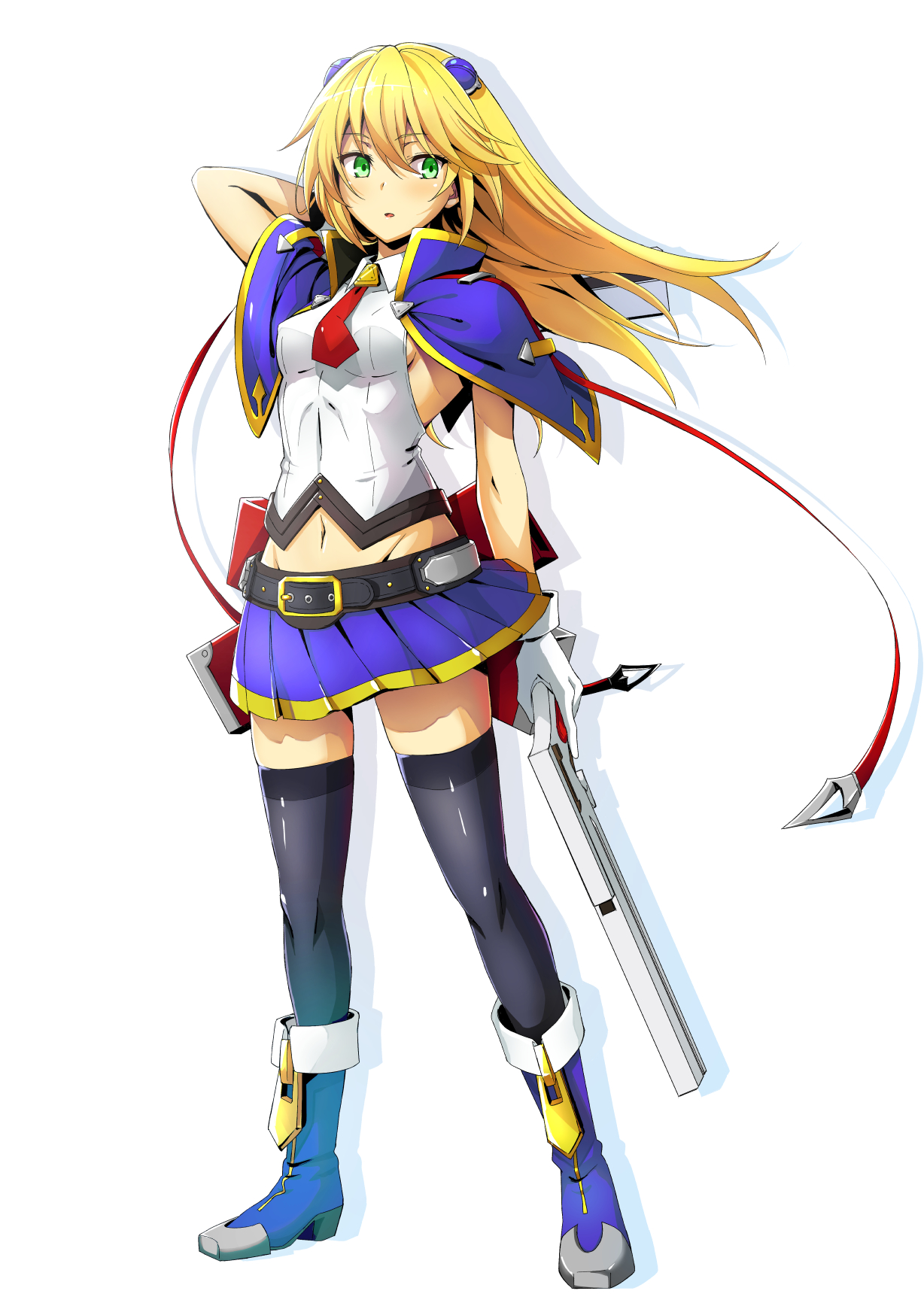 Safebooru - 1girl belt black legwear blazblue blazblue: chronophantasma ...