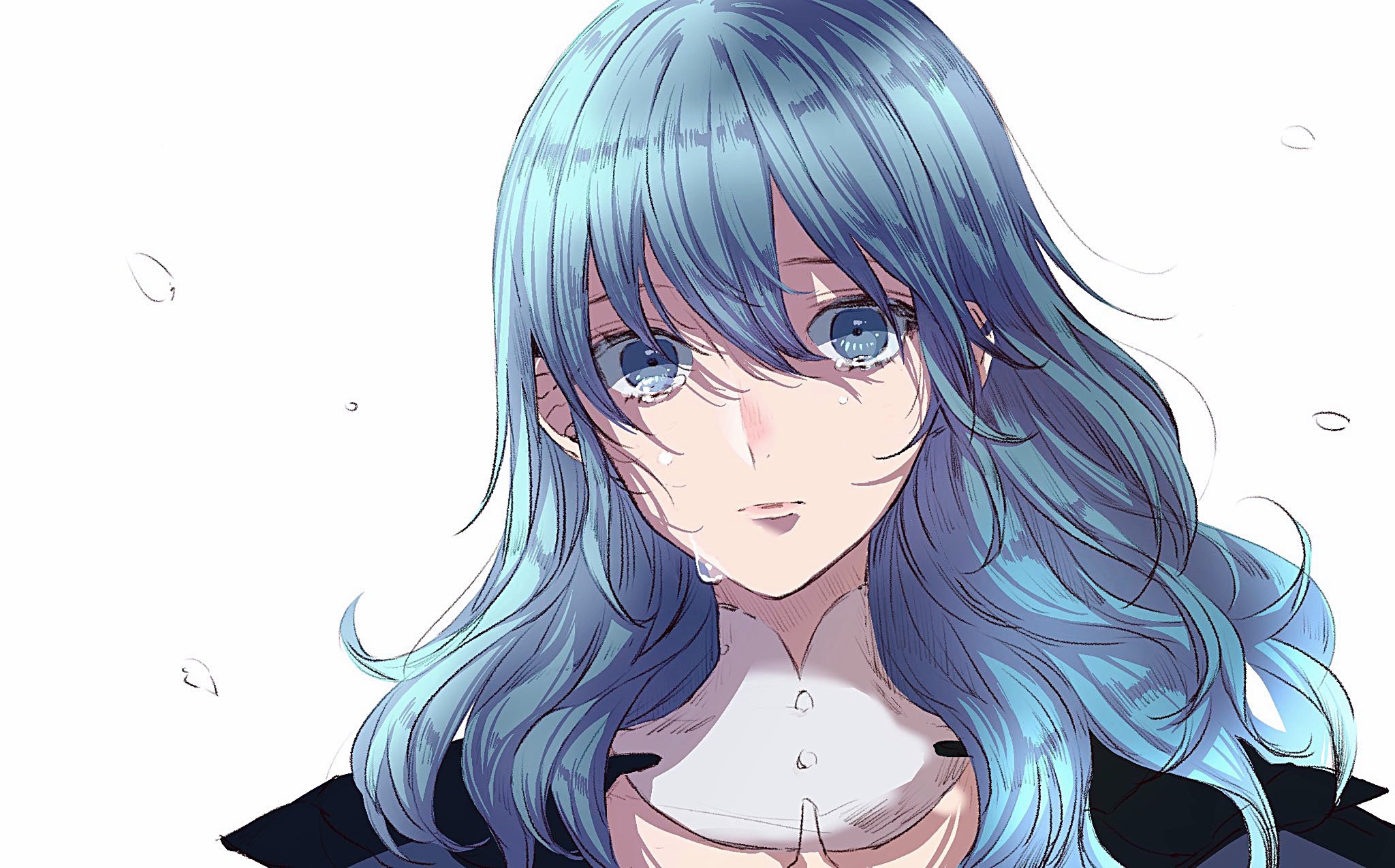 Safebooru - 1girl blue eyes blue hair byleth (fire emblem) byleth ...