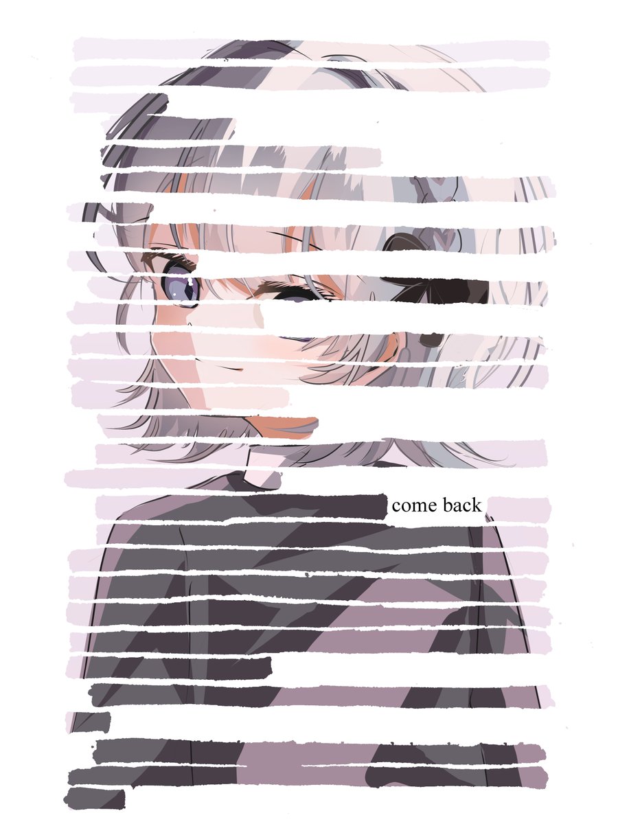 Safebooru - 1girl black bow blackout poetry blue eyes bow english text ...