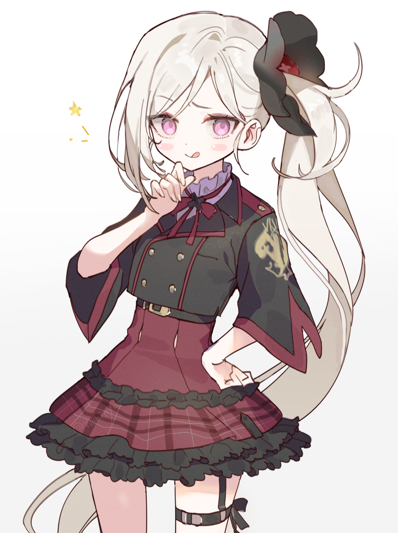 Safebooru - 1girl :q blue archive blush stickers commentary cowboy shot ...