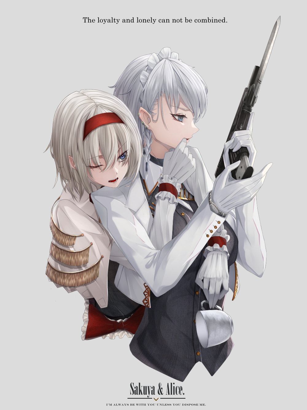 Safebooru - 2girls alice margatroid amekudaki bangs black shirt black vest blonde hair blue eyes ...