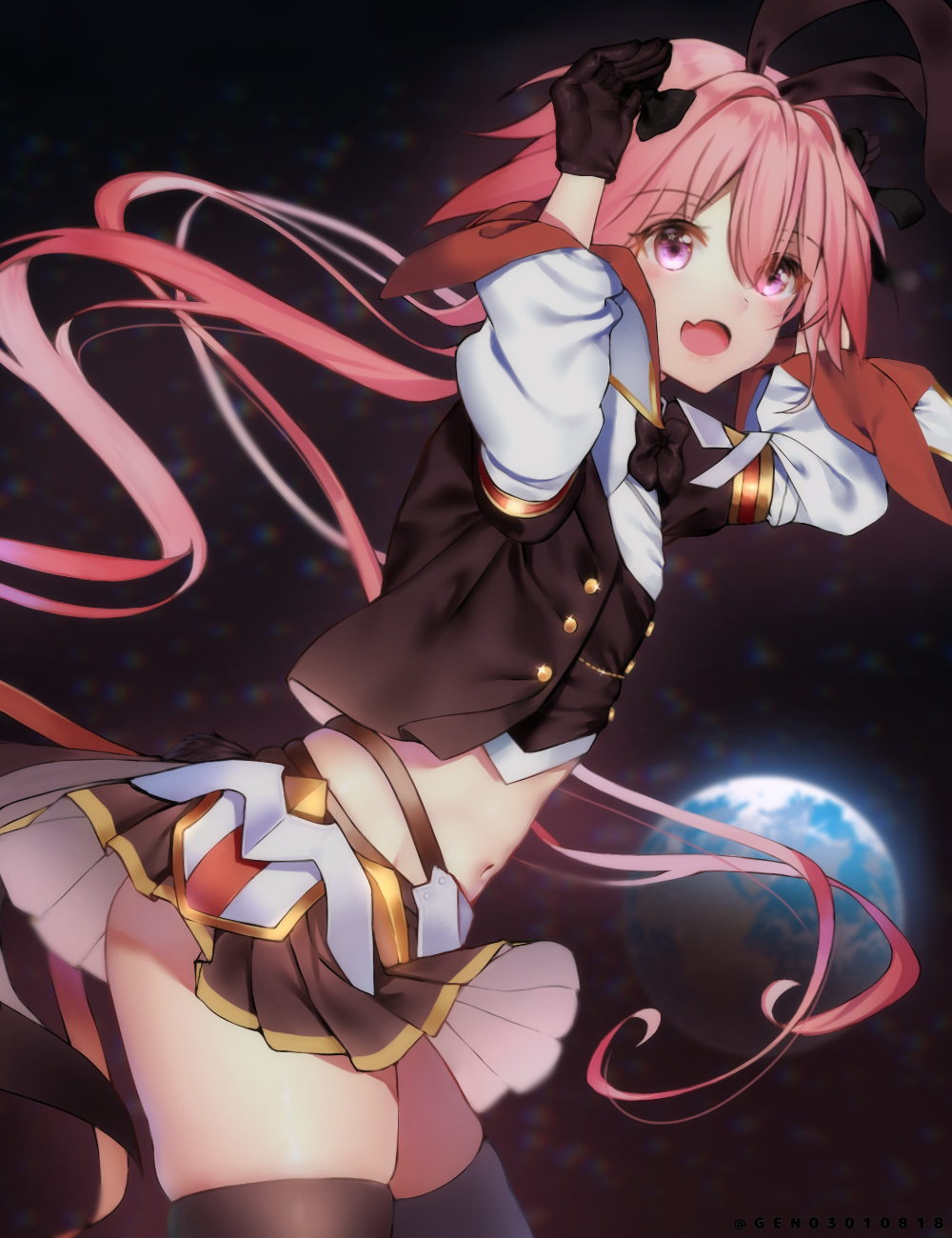 Safebooru - 1boy animal ears arms up ass astolfo (fate) astolfo (saber) (fate) bangs black bow ...