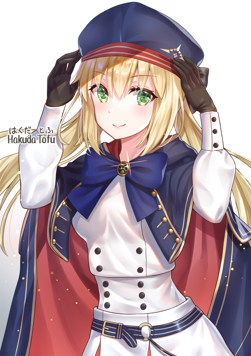 Safebooru - 1girl adjusting headwear arms up artist name artoria pendragon (all) artoria ...