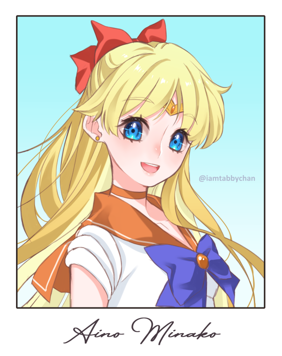 Safebooru - 1girl :d aino minako bangs bishoujo senshi sailor moon blonde hair blue eyes blue ...