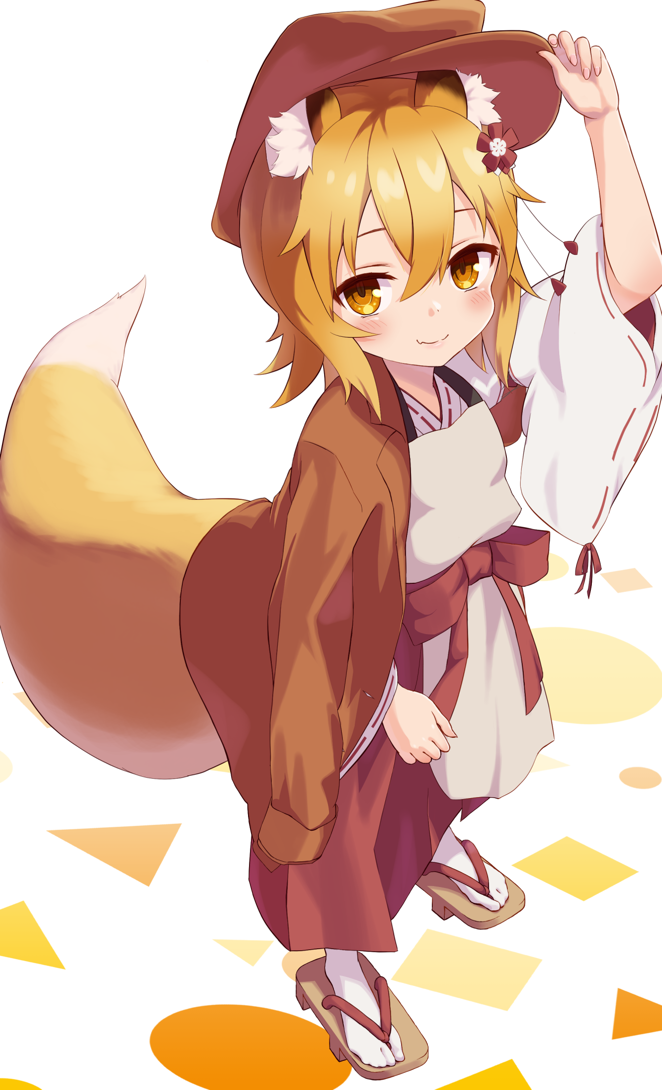 Safebooru - 1girl animal ear fluff animal ears blonde hair blush brown ...