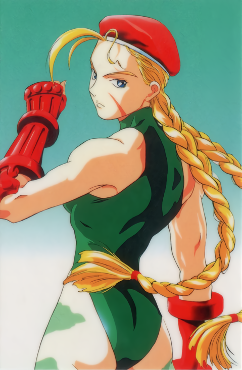 Safebooru - 1990s (style) ass beret blonde hair blue eyes bodypaint braid cammy white capcom ...