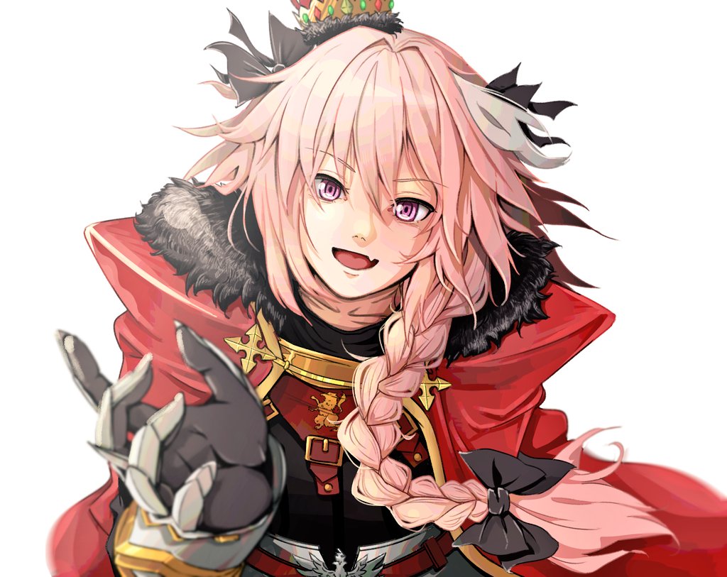 Safebooru - 1boy armor astolfo (fate) black bow bow braid cloak ...