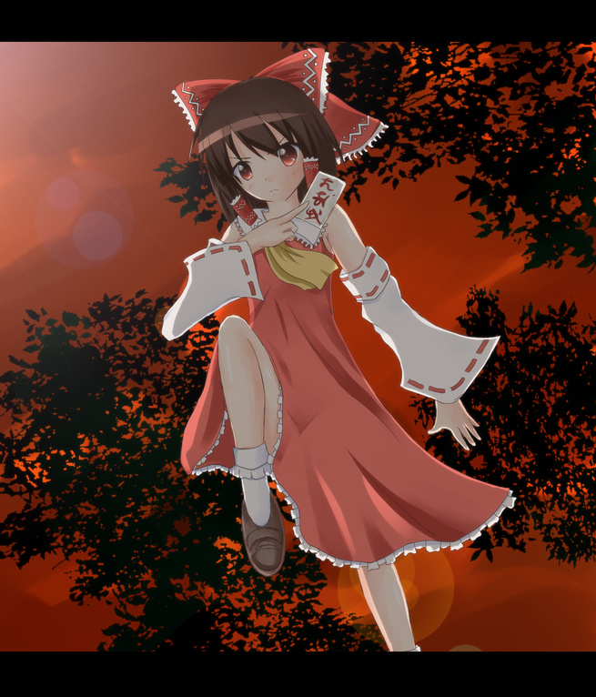 Safebooru - cannabel detached sleeves hakurei reimu japanese clothes ...