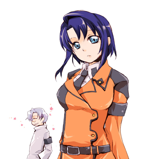 Safebooru - code geass military military uniform misaki kozue purple ...