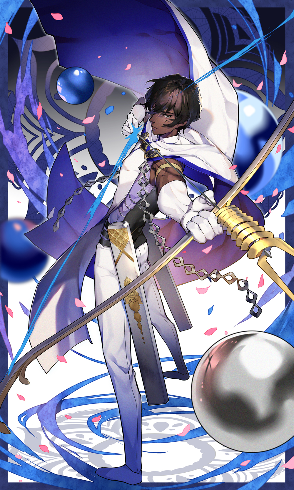 Safebooru - 1boy agni gandiva arjuna (fate/grand order) bow (weapon ...
