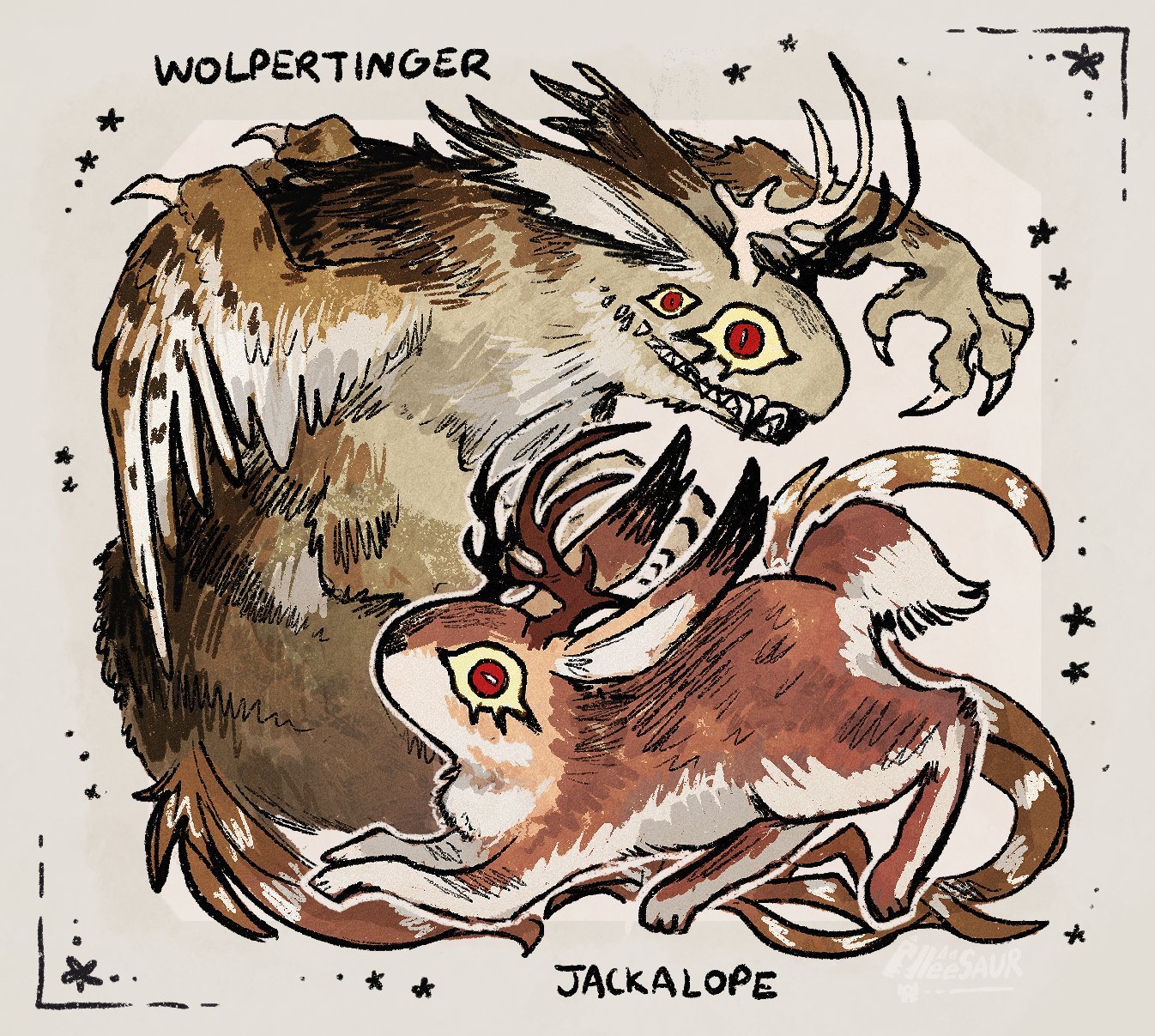 Safebooru - alleesaur animal focus antlers commentary creature english ...