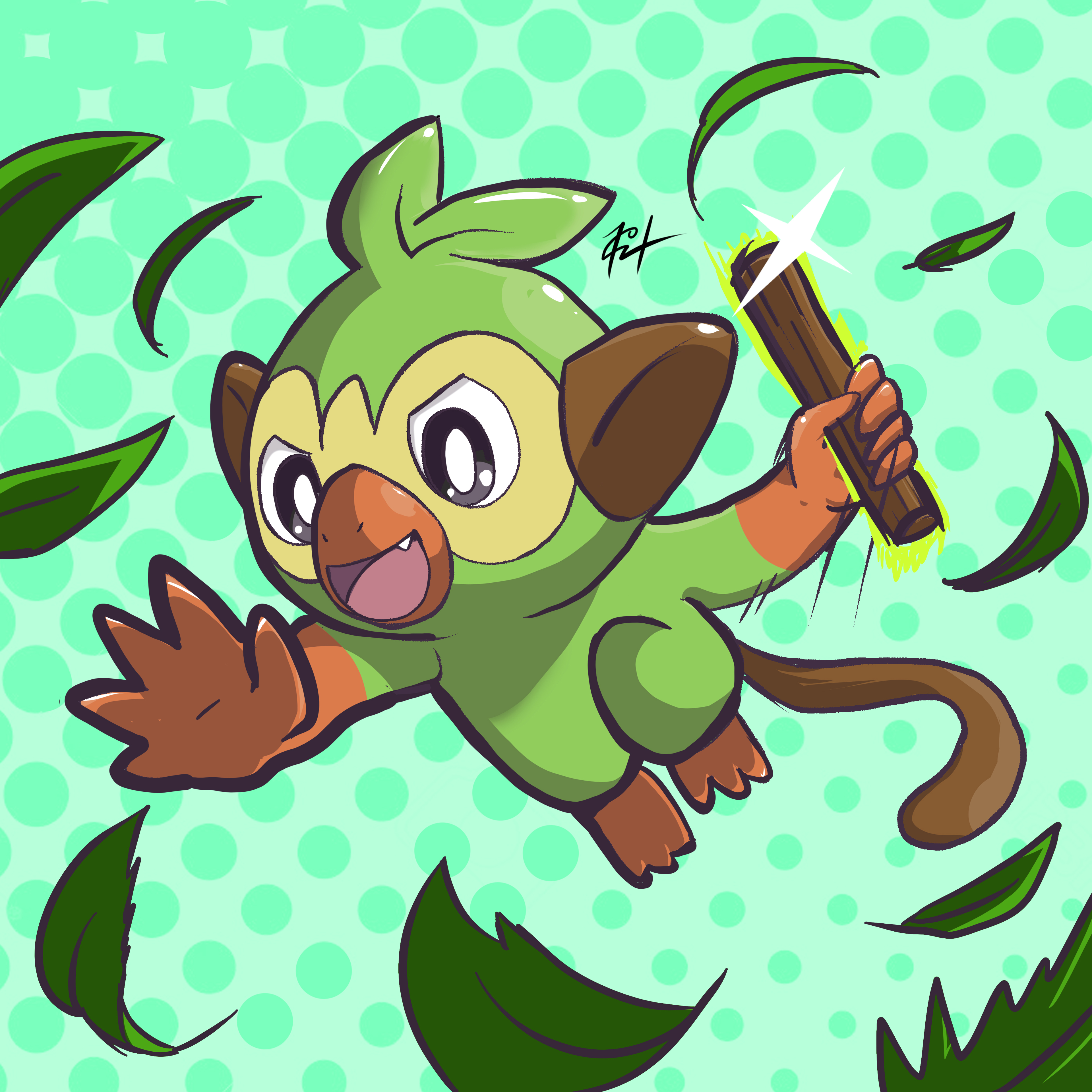 Safebooru - absurdres commentary creature english commentary fang gen 8 ...