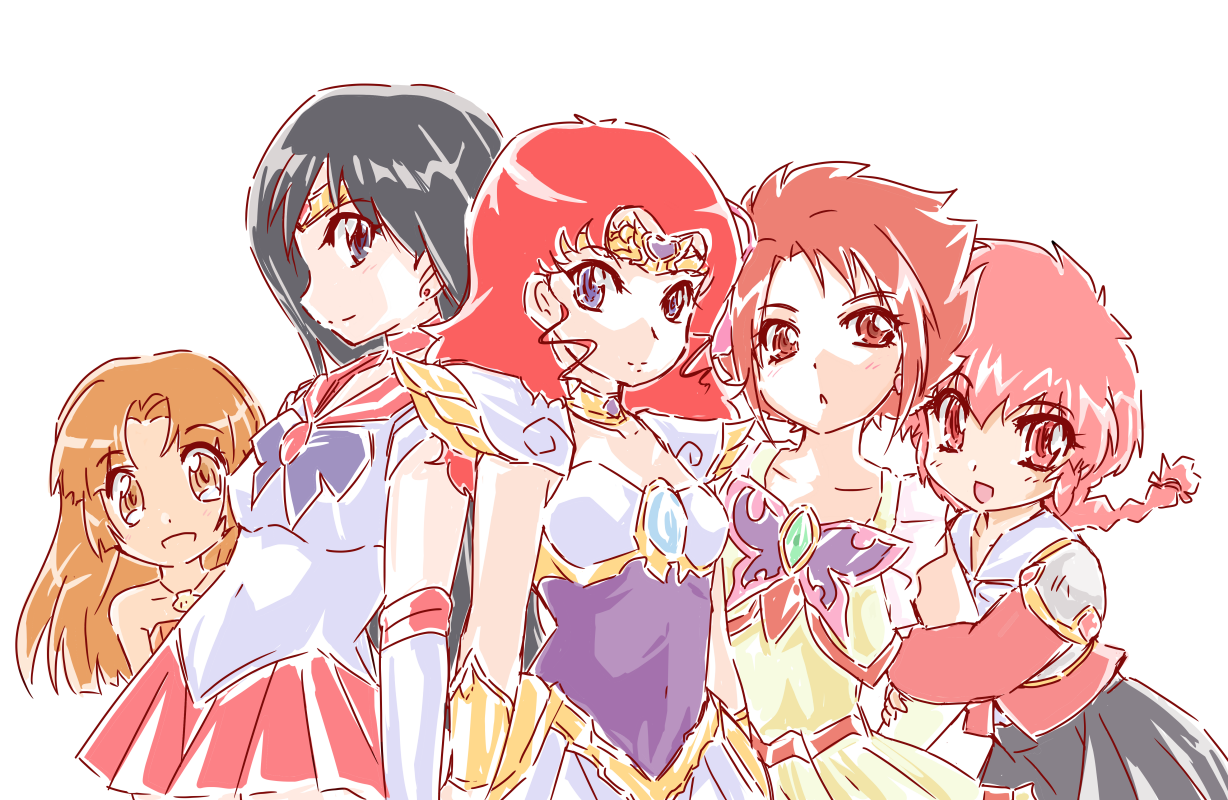 Safebooru - 5girls ai tenshi densetsu wedding peach angel salvia armor ...