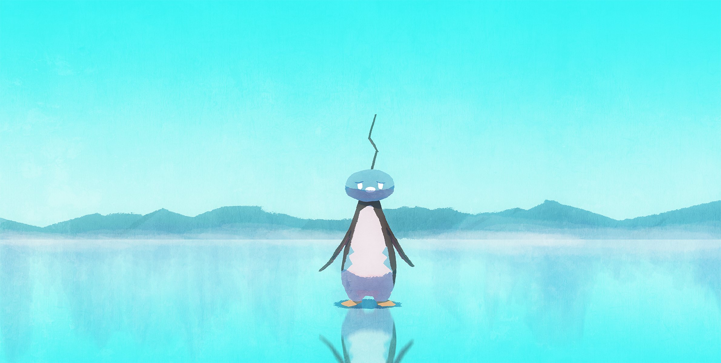 Safebooru - arms at sides bird day eiscue eiscue (noice) gen 8 pokemon ...