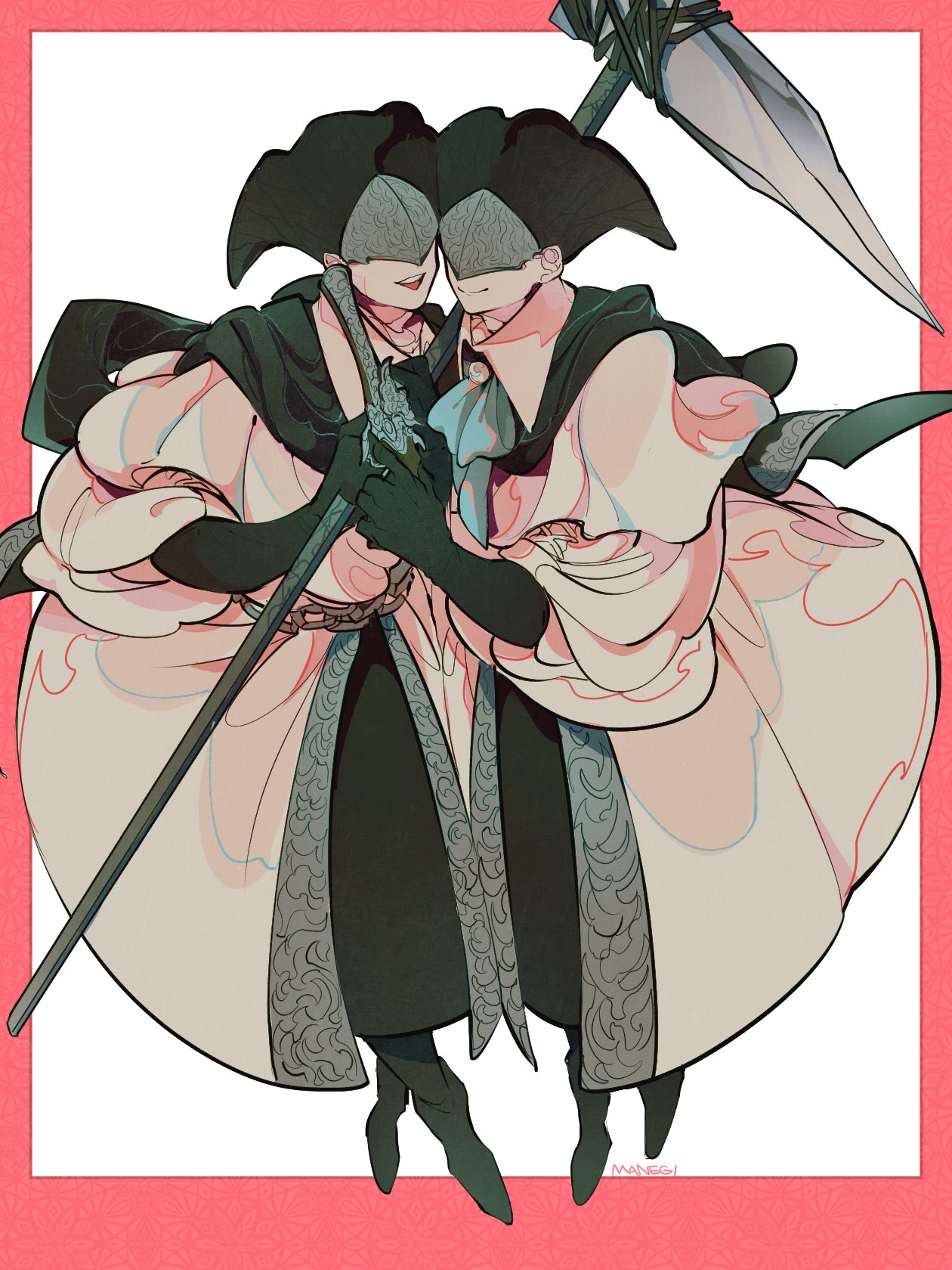 Safebooru - 2others bloodborne boots chain cloak coat covered eyes ...