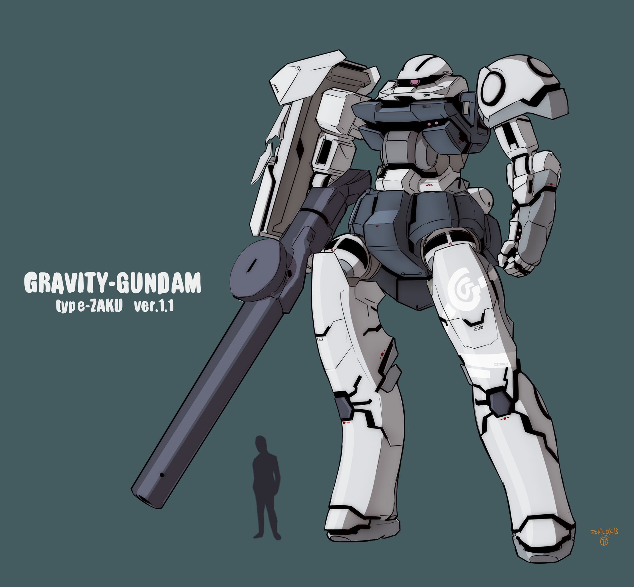 Safebooru - character name clenched hand dated gun gundam highres ...