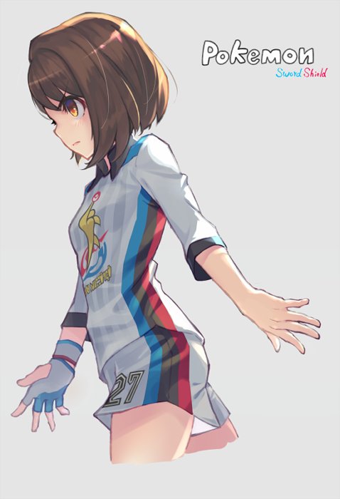 Safebooru - 1girl bangs brown eyes brown hair closed mouth collared ...
