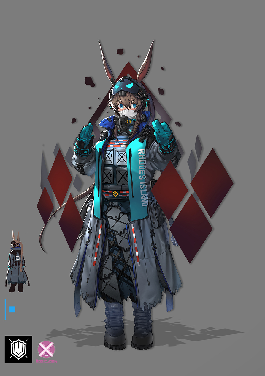 Safebooru - 1girl alternate costume alternate hairstyle amiya (arknights) animal ears arknights ...