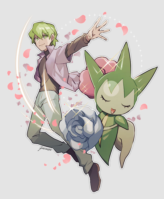 Safebooru - 1boy bangs brown footwear closed mouth commentary request ...