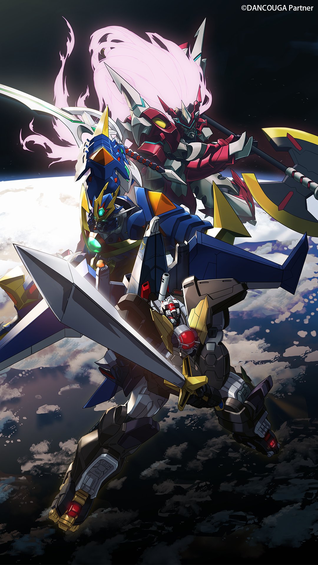 Safebooru - aqua eyes axe choujuu kishin dancouga crossover dancouga ...