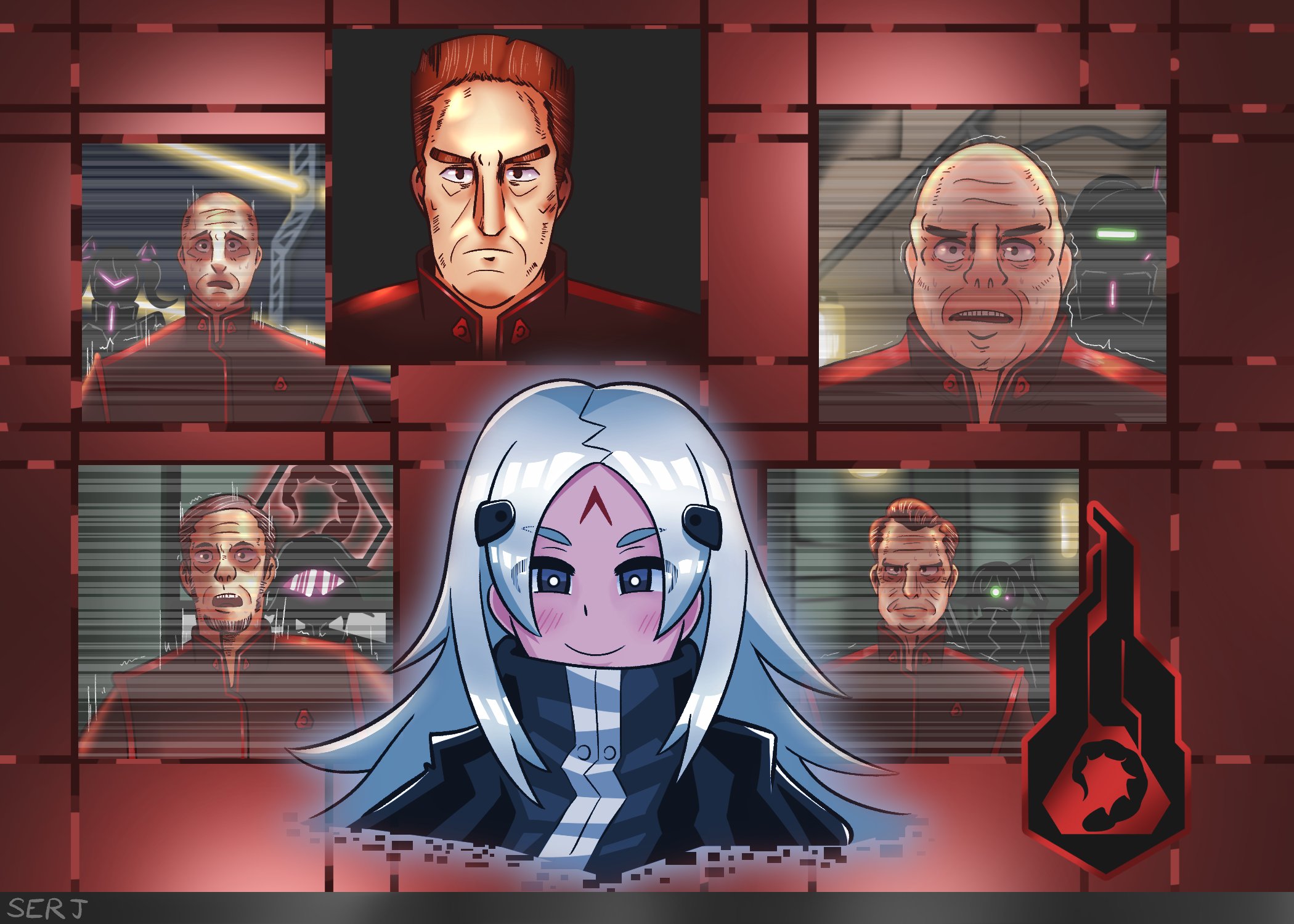 Safebooru - 5boys 5girls android brotherhood of nod command and conquer ...