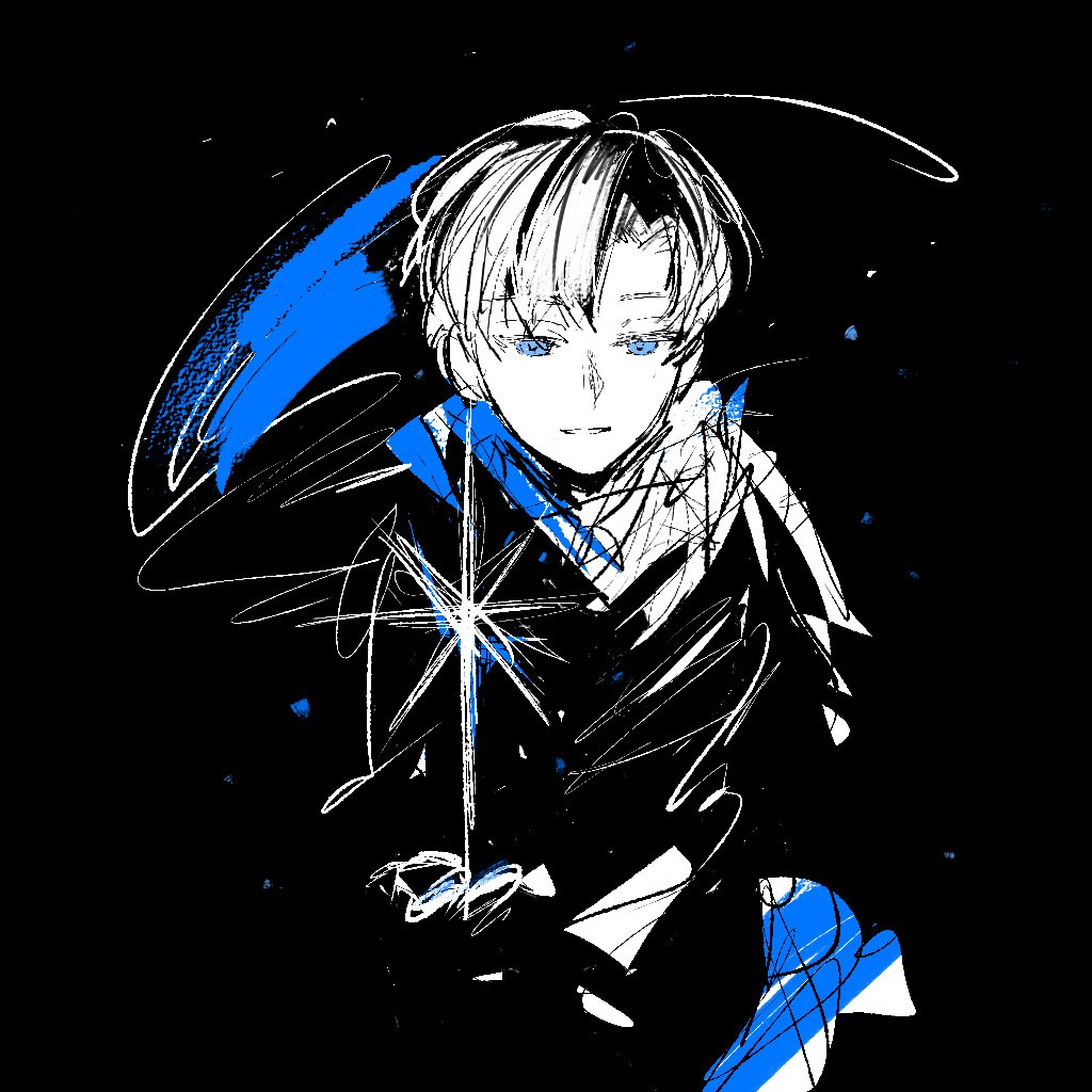 Safebooru - 1boy blue eyes blue scarf demian (project moon) gloves ...